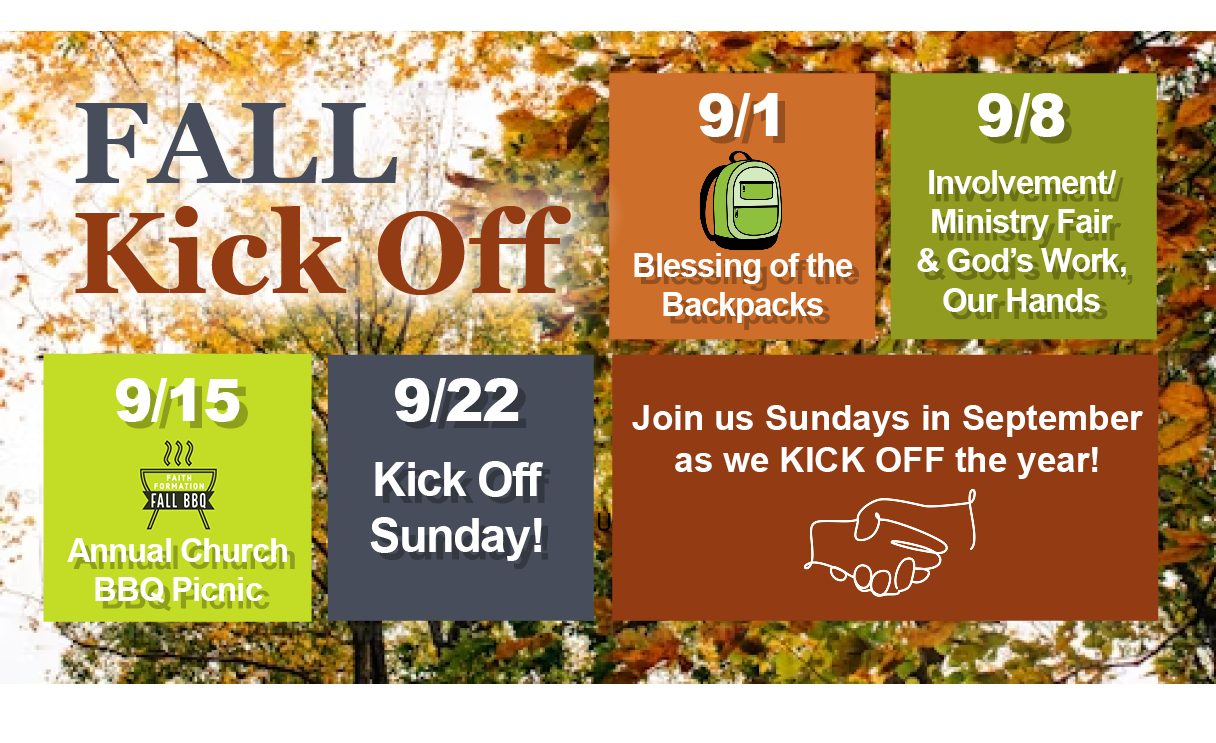 Fall Kick Off at Our Redeemer's - Our Redeemer's Lutheran Church