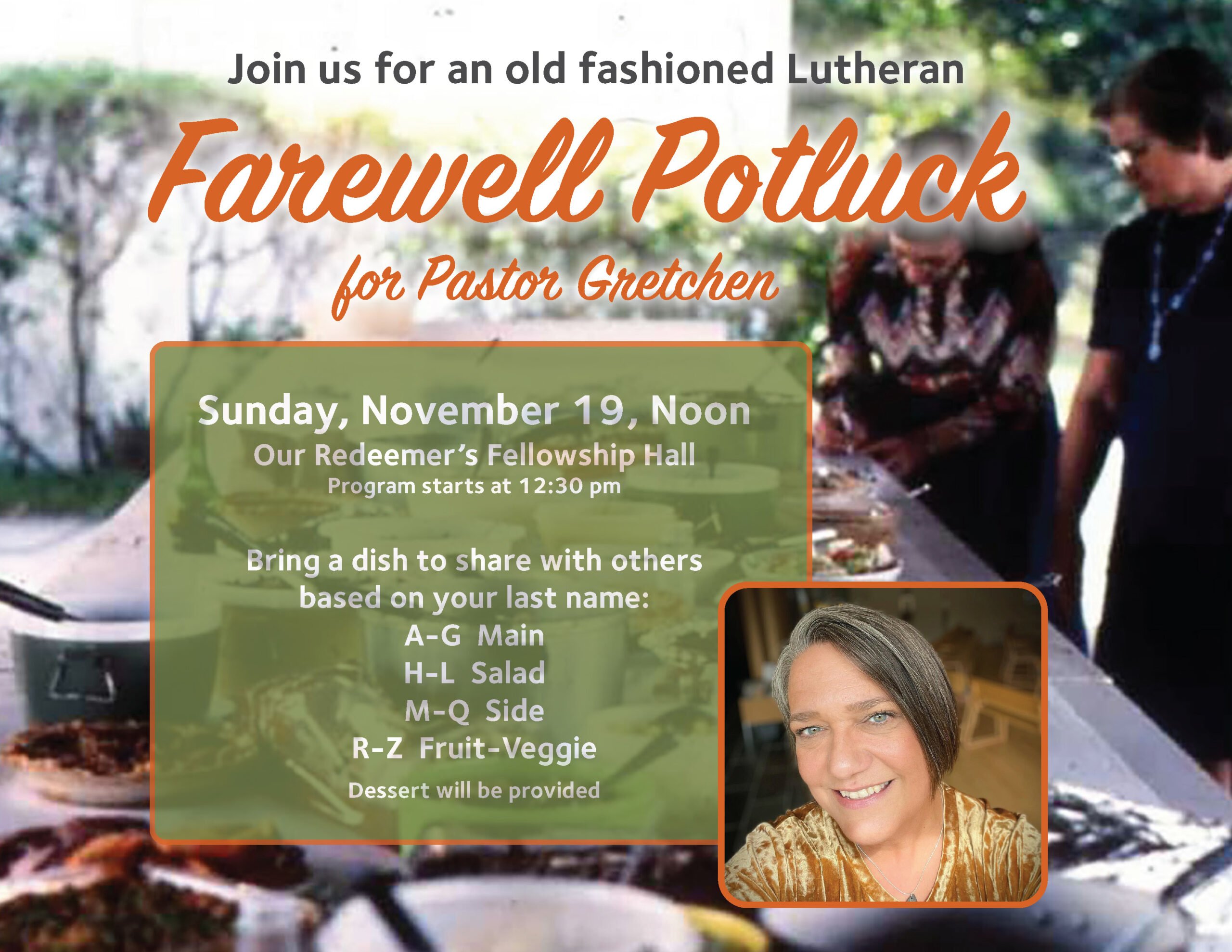 Bid Farewell to Pastor Gretchen - Our Redeemer's Lutheran Church